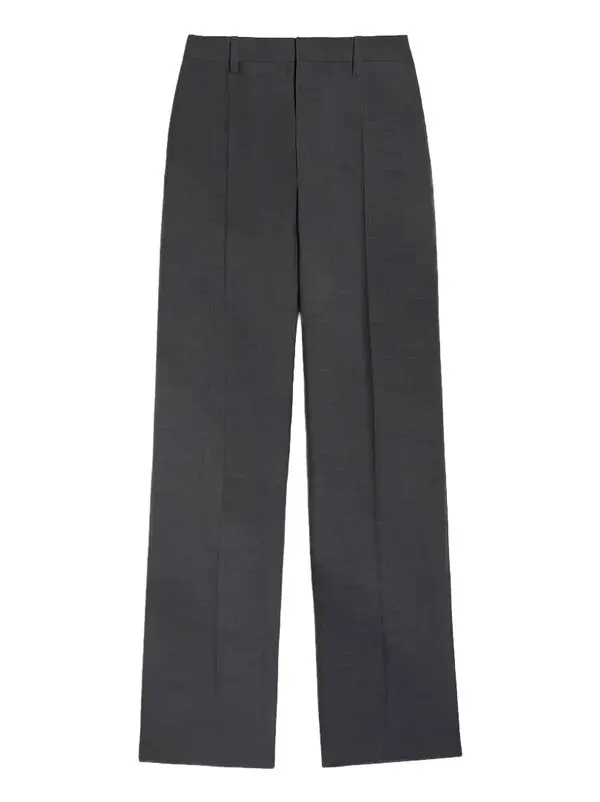 JIL SANDER Poplin Trousers - Grey