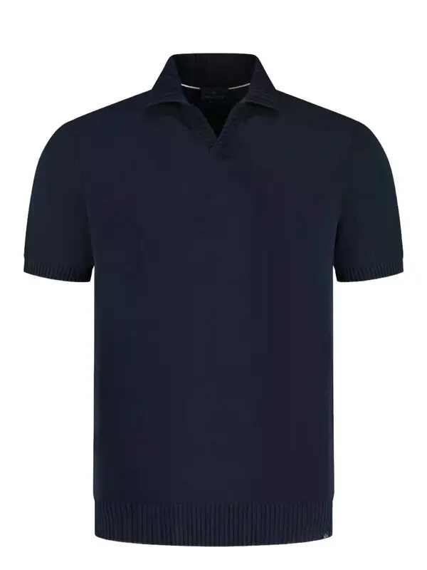 Paul & Shark Collared Short-sleeve Polo Shirt - Blue