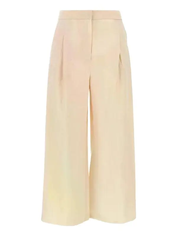 Max Mara High-waisted Cropped Trousers - Neutrals