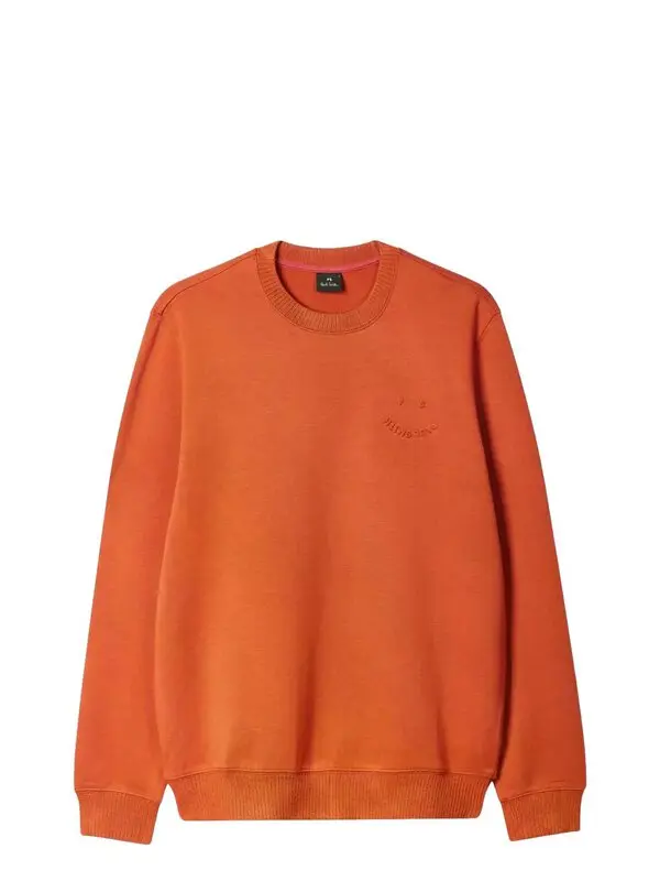 Paul Smith Crew-neck Long-sleeve Sweatshirt - Orange