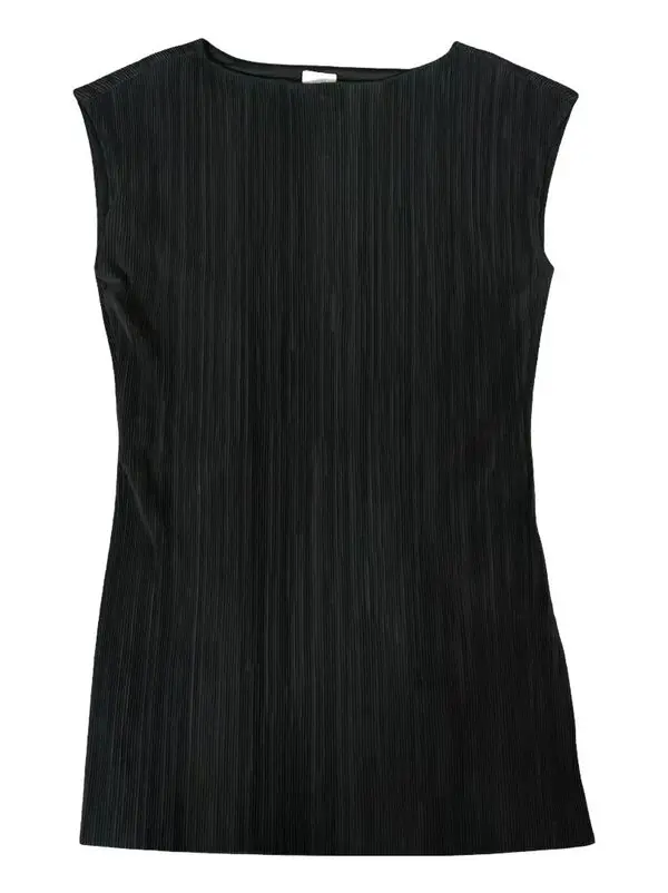 Calvin Klein Pleated Top - Black