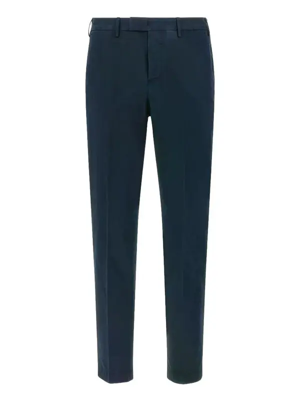 PT TORINO Master Pressed-crease Trousers - Blue