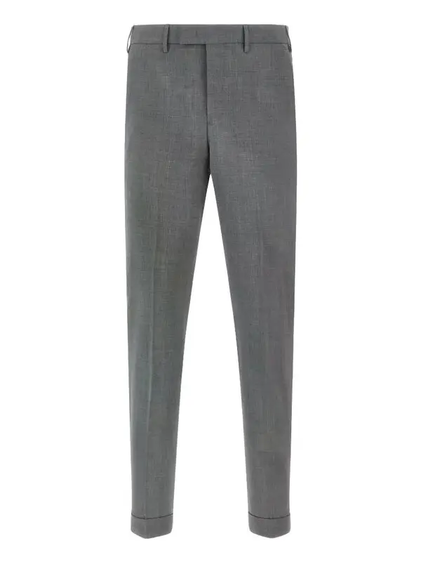 PT TORINO Master Pleated Trousers - Grey