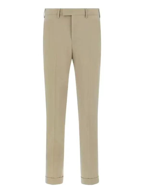 PT TORINO Master Pressed-crease Trousers - Neutrals