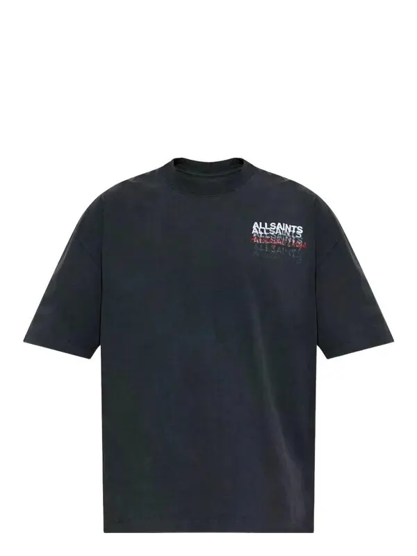 ALLSAINTS Graphene Graphic-branding T-shirt - Black