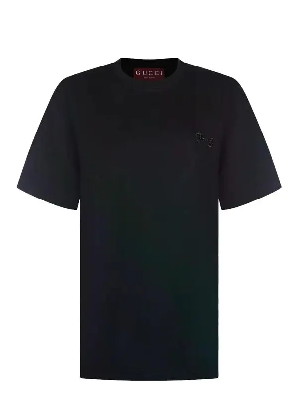 Gucci Logo-detail T-shirt - Black