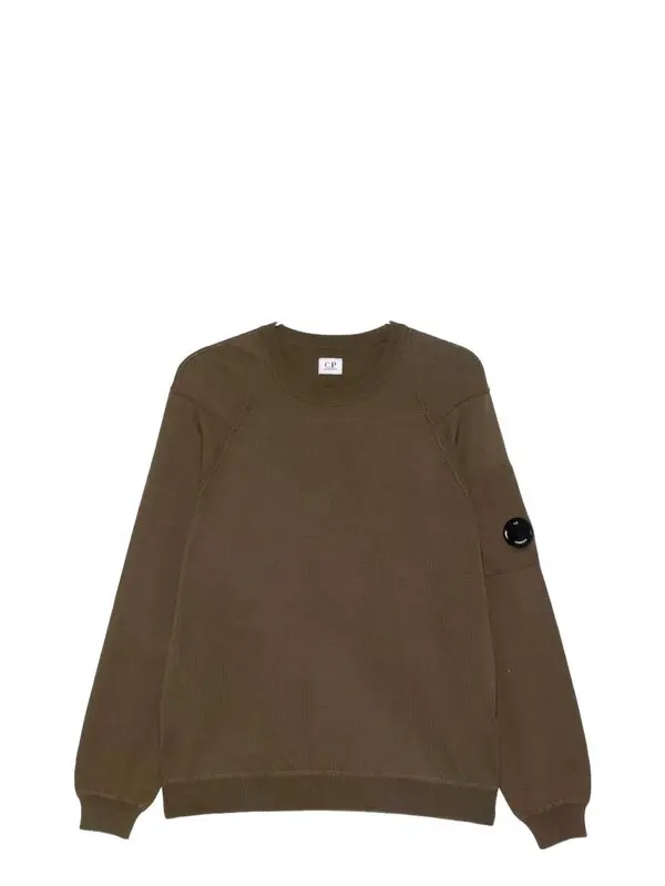 C.P. COMPANY Lens Crew-neck Sweatshirt - Green