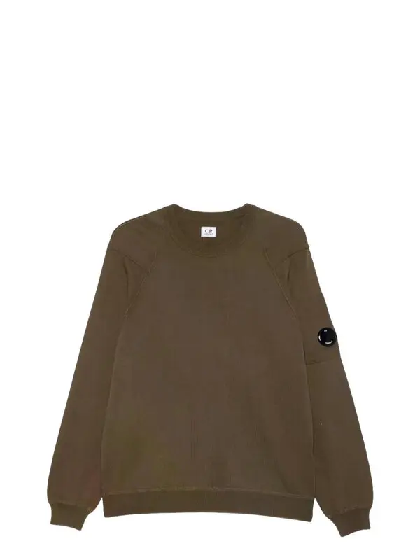 C.P. COMPANY Lens Crew-neck Sweatshirt - Green
