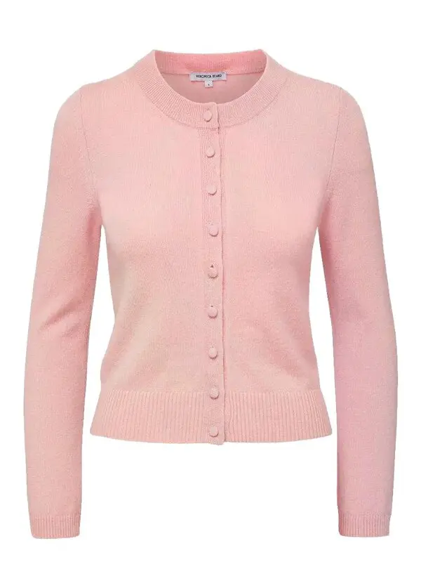 Veronica Beard Daro Buttoned Cardigan - Pink