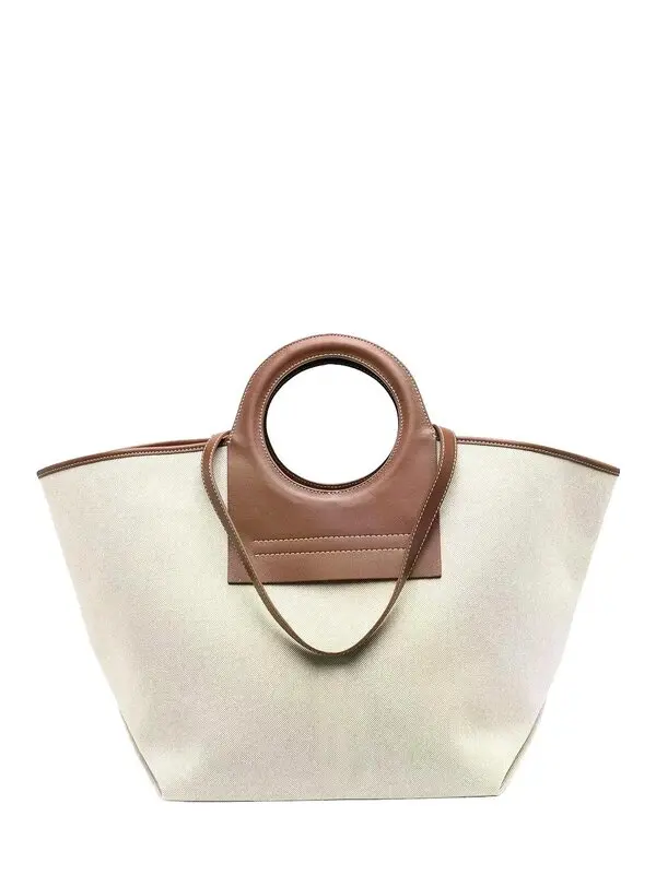 Hereu Large Cala Canvas Tote Bag - Neutrals
