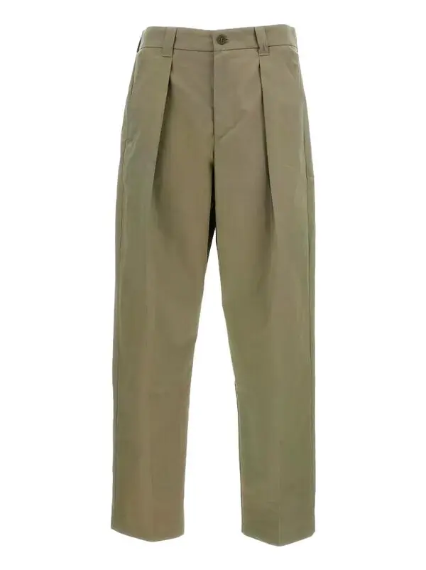 A.p.c. Renato Pleated Trousers - Green