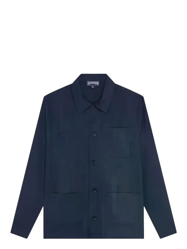 Vilebrequin Micro Carreaux Shirt Jacket - Blue
