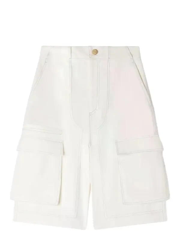 Sandro Cargo-pocket Shorts - White