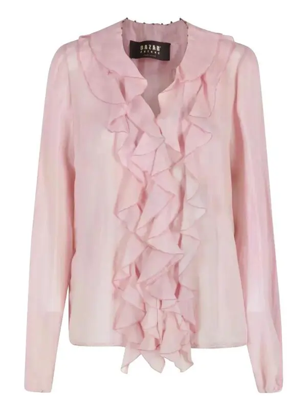 BAZAR DELUXE Ruffled Blouse - Pink