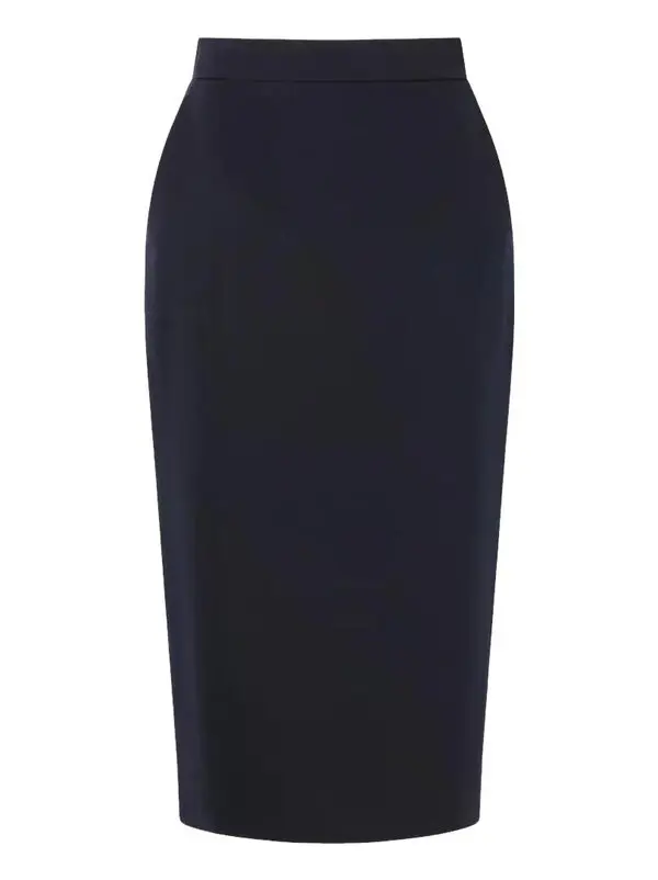 Max Mara Pencil Midi Skirt - Blue