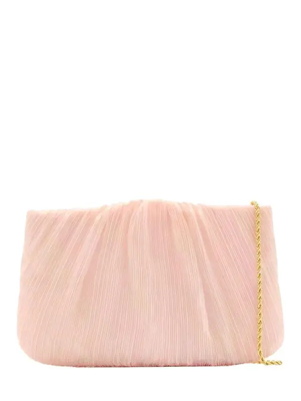 LOEFFLER RANDALL Brit Pleated Clutch Bag - Pink