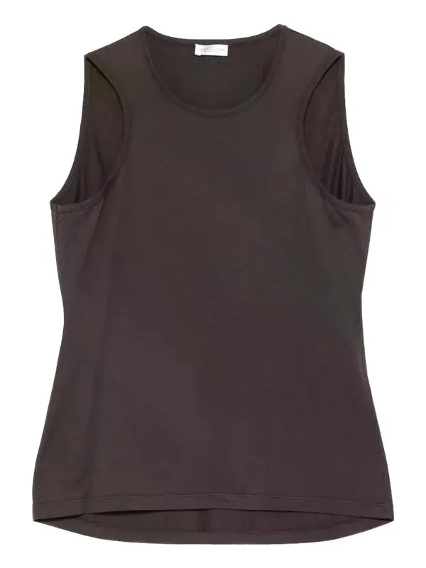 ROBERTO COLLINA Sleeveless Top - Brown