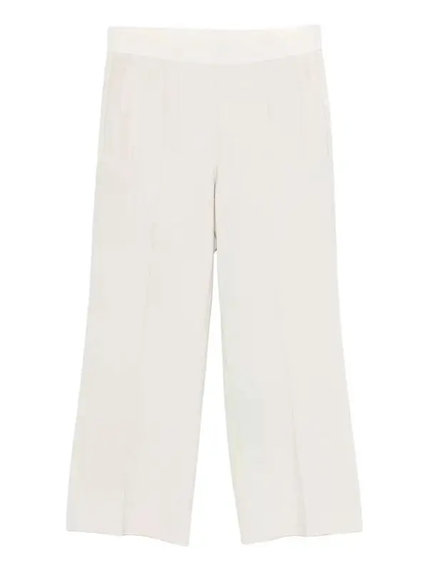 CAMBIO Cameron Wide-leg Trousers - Neutrals