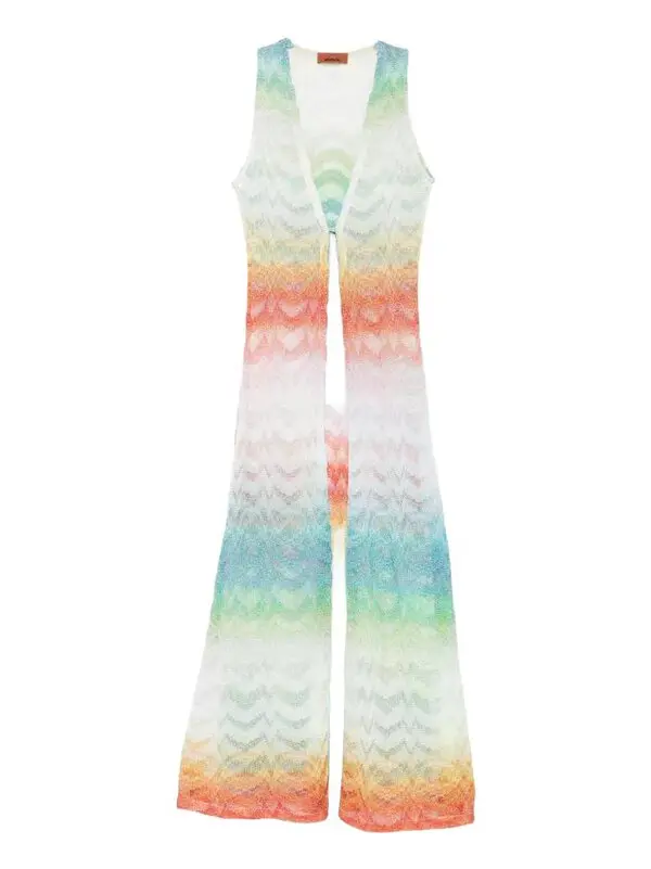 Missoni V-neck Sleeveless Tunic - White