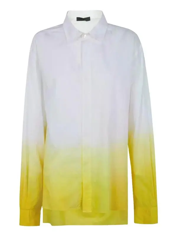 MARIA CALDERARA Dip-dye Effect Shirt - White