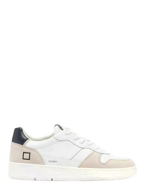 D.a.t.e. Perforated Panel Sneakers - White