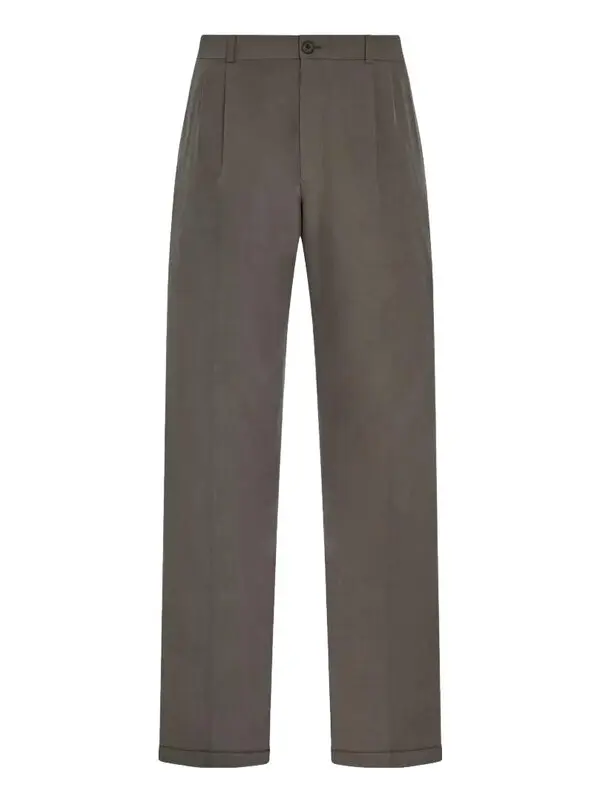 THE ROW Tosca Pleated Trousers - Brown