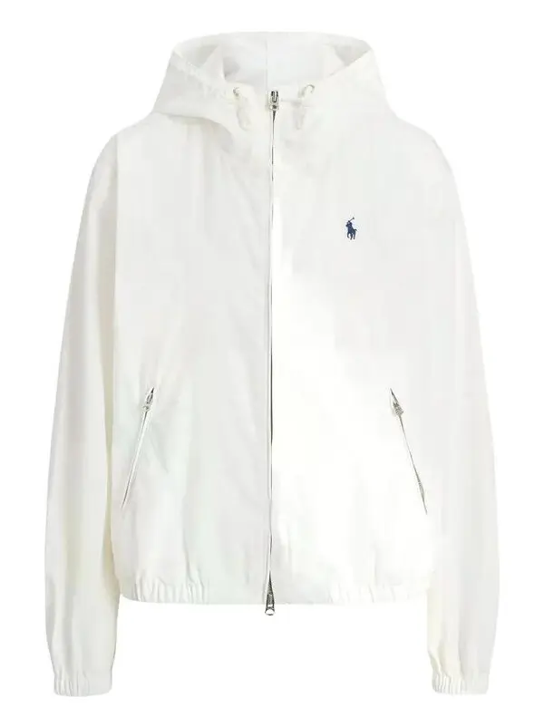 Polo Ralph Lauren Hooded Zip Jacket - White