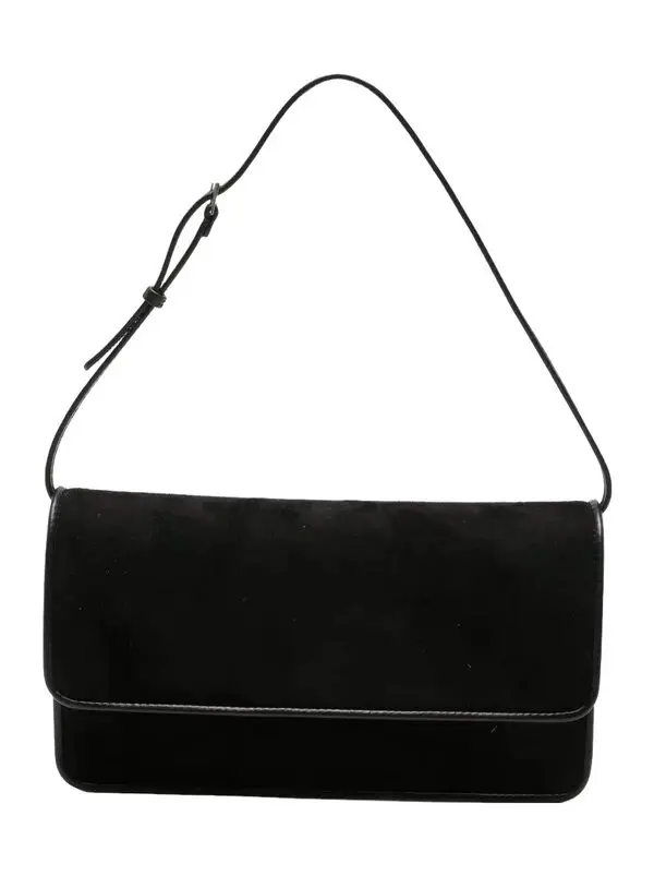 THE ROW Nancy Flap-closure Shoulder Bag - Black