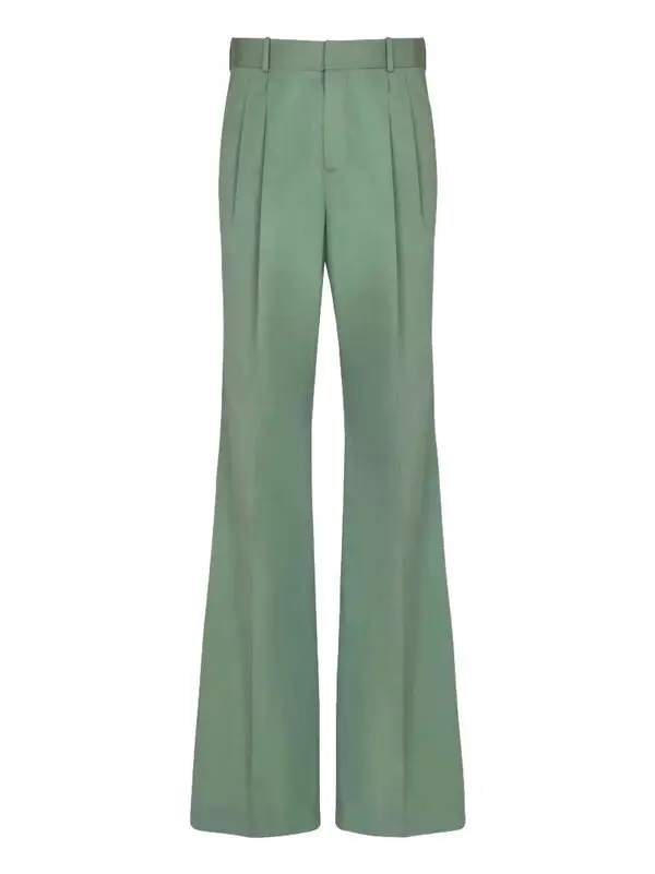 Balmain Pleated Trousers - Green
