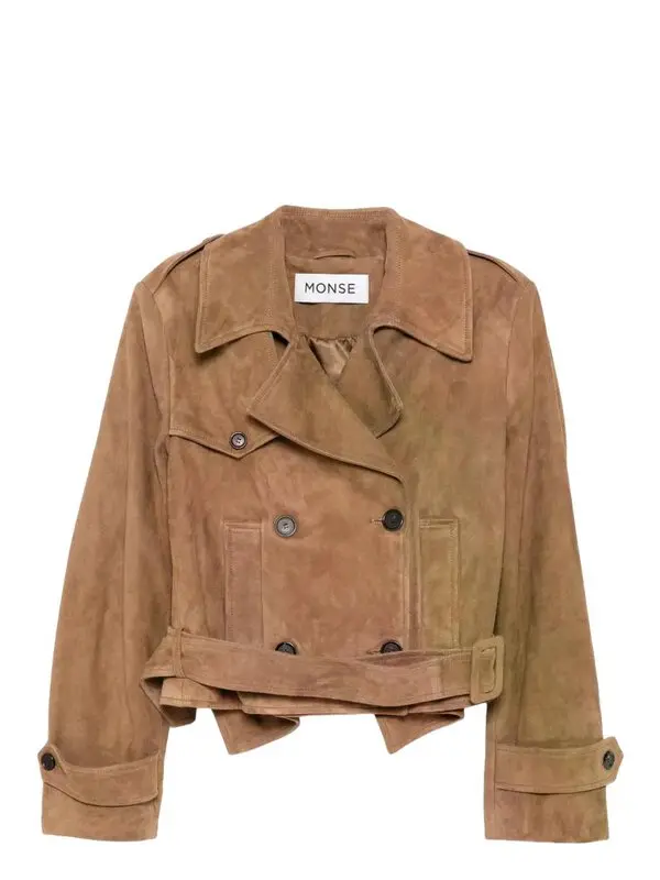 Monse Double-breasted Jacket - Brown