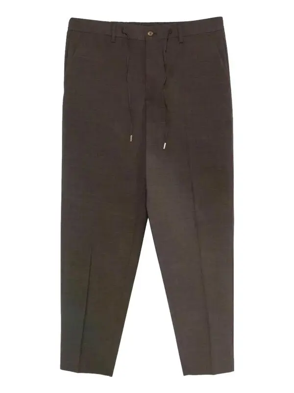 BRIGLIA 1949 Covents Drawstring Trousers - Brown