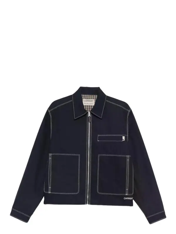 CARRER Bay Zip-up Shirt Jacket - Blue