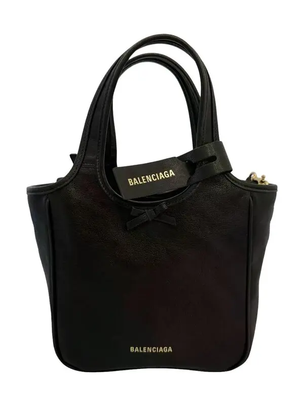 Balenciaga Laundrette Tote Bag - Black