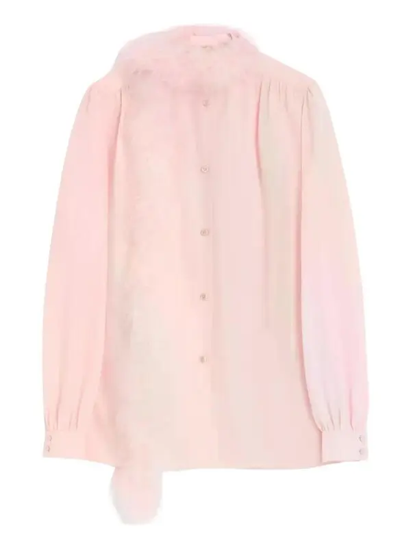 Valentino Garavani Buttoned Silk Shirt - Pink