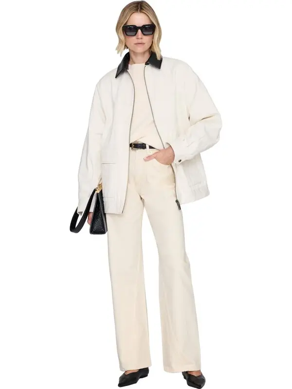 ANINE BING Holden Relaxed Jacket - Cream