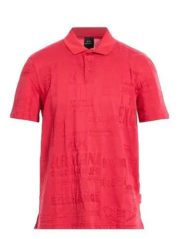 Armani Exchange Polo Shirt Size Cotton - Brick