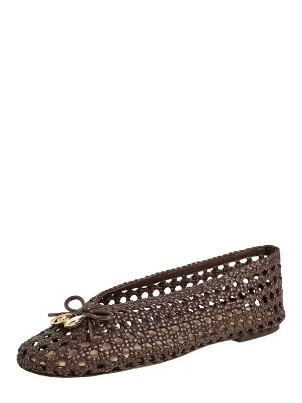 Dolce Vita Cason Woven Flats - Dk Brown