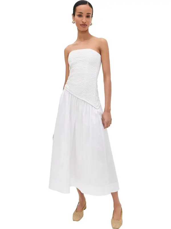 Staud Nia Dress - White