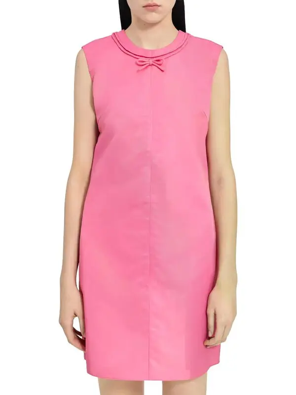 MAISON MARGIELA Bow Detail Mini Dress - Pink