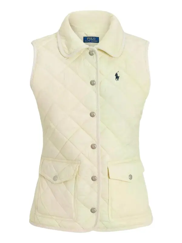 Polo Ralph Lauren Quilted Corduroy Gilet - Neutrals