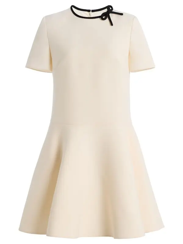 Valentino Garavani Crepe A-line Dress - Ivory
