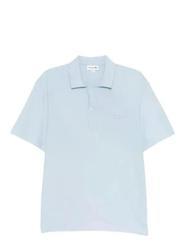 Lacoste Logo-patched Short-sleeve Polo Shirt - Blue