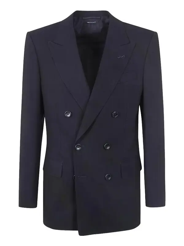 TOM FORD Double-breasted Blazer - Black