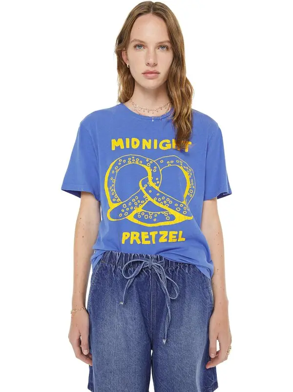 MOTHER The Rowdy Midnight Pretzel T-shirt - Yellow