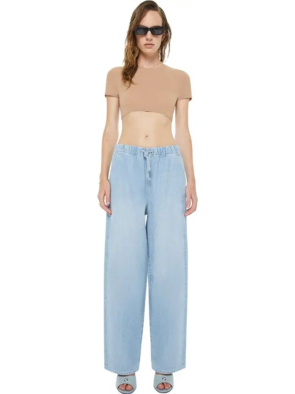 MOTHER Snacks! The Buffet Nerdy Sugar Rush Jeans - Light Blue