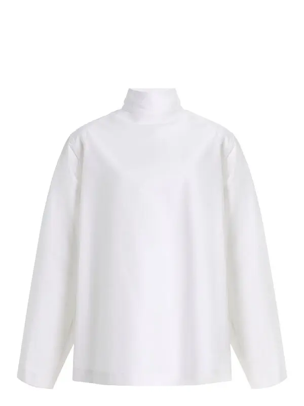 Alaïa Cotton Poplin Jacket - White