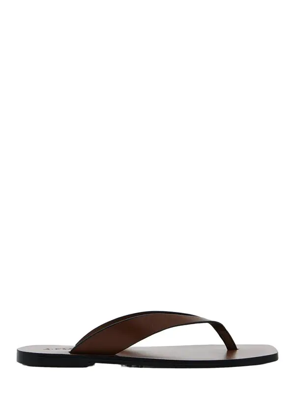 A.emery Kinto Leather Sandals - Brown