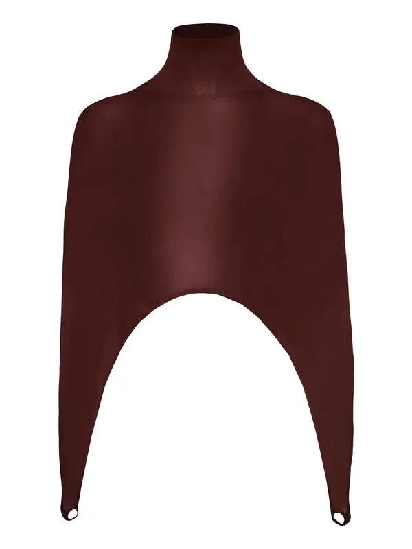Alaïa Second-skin Batwing Top - Brown