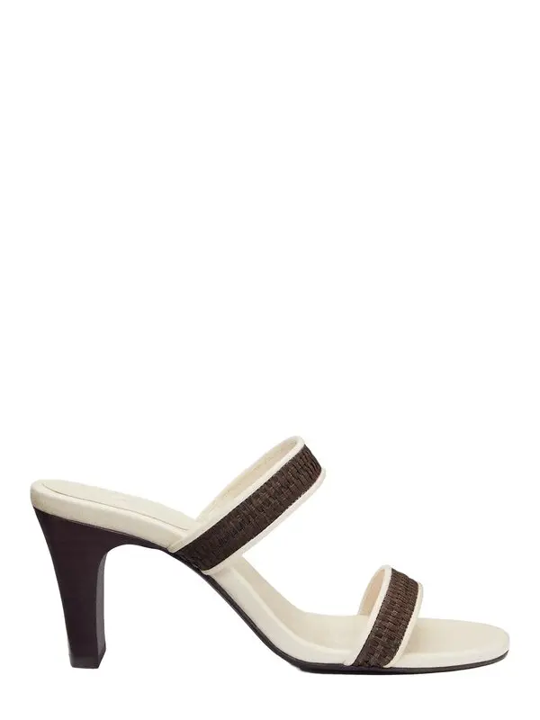 REFORMATION Lenora Heeled Sandal - Brown