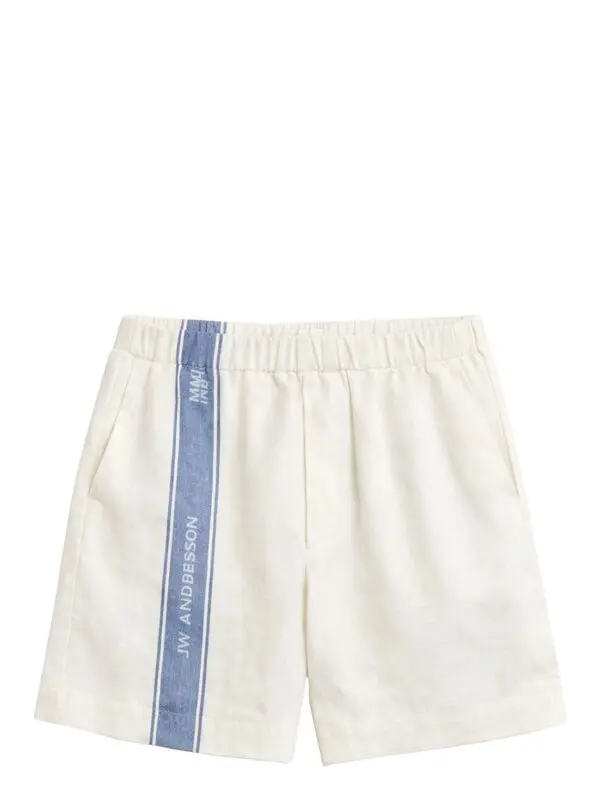 JW Anderson Shorts With Contrasting Detail - White